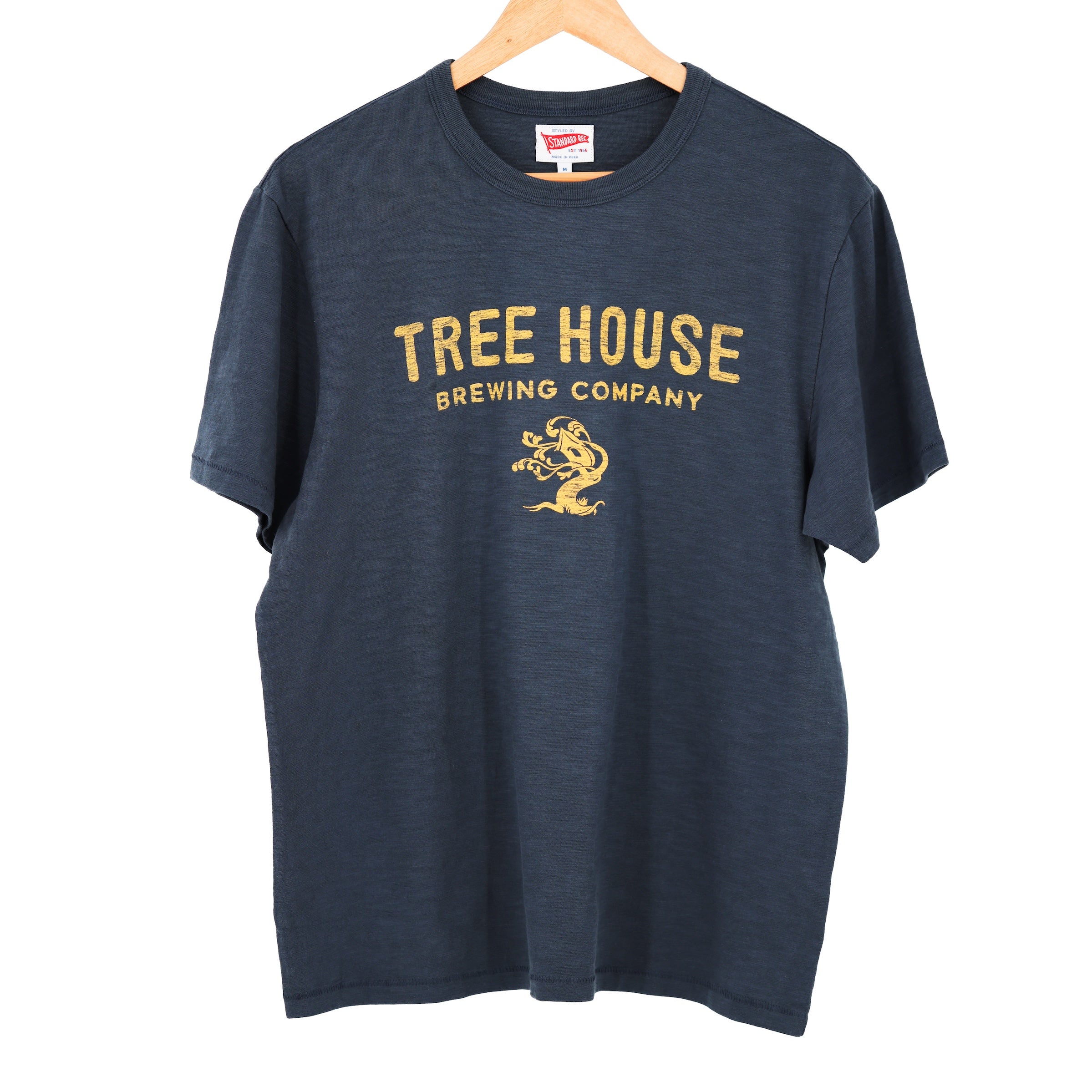 Standard Rec Vintage Gold Logo T-Shirt | Tree House Brewing Company