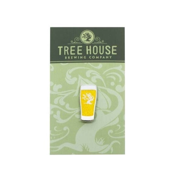 Tree House Pint Glass Pin | Tree House Brewing Company